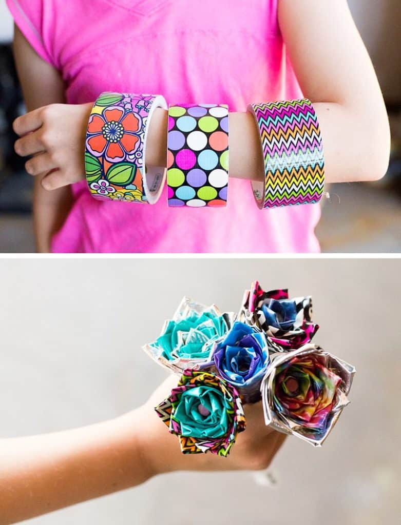 DIY Duct Tape Flower Pens — An Easy Video Tutorial for Kids